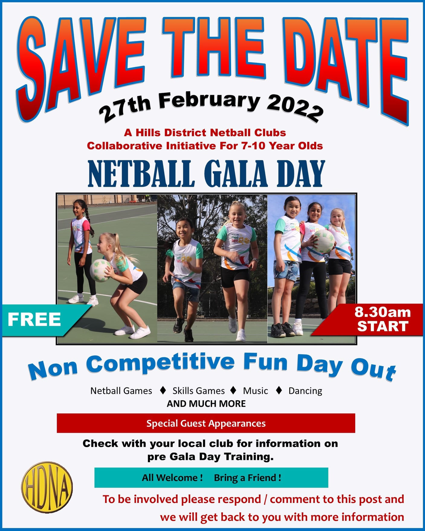 Netball Gala Day | Cherrybrook Netball