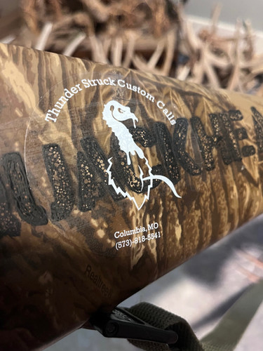 Gun stock sticker logo | Thunder Struck Calls