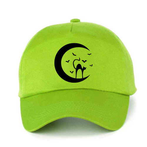 Moon and Cat - 5 Panel Kids' Cap | Hey Dream