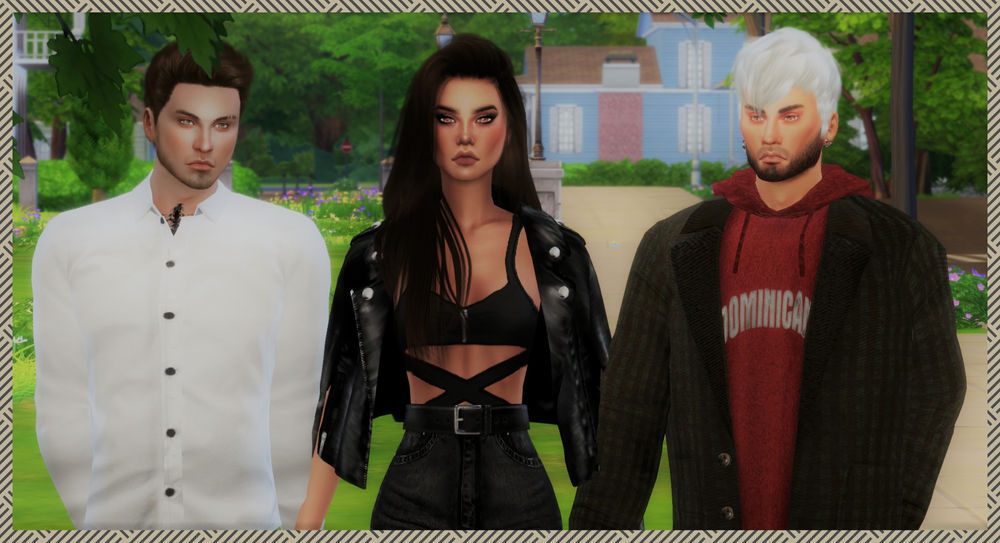 Holding Hands Trio Poses |Sims 4 Poses