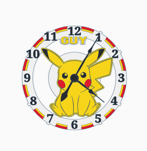 Pikachu Inspired Wall Clocks | Doge Studio