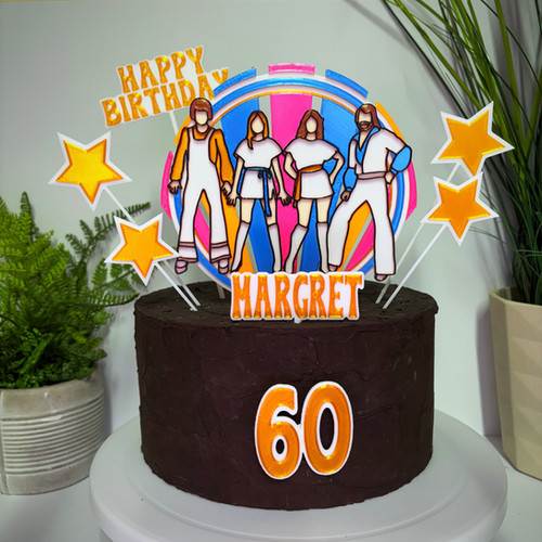 Abba Inspired Character Cake Toppers | Doge Studio