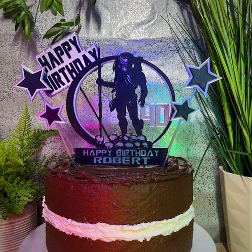 Predator Inspired Cake Topper | Doge Studio