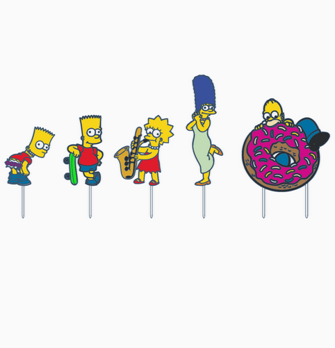 The Simpsons Inspired Character Cake Toppers | Doge Studio