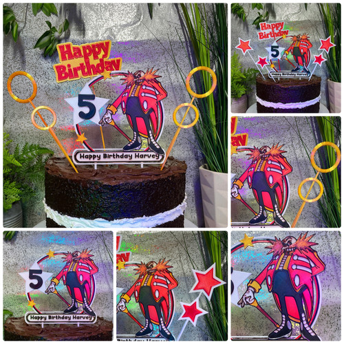 Sonic’s Robotnik Inspired Cake Toppers | Doge Studio