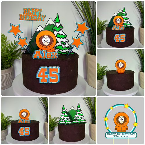 South Park Inspired Kenny Cake Toppers | Doge Studio