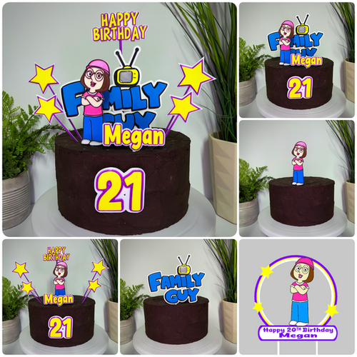 Family Guy Inspired Meg Cake Toppers | Doge Studio