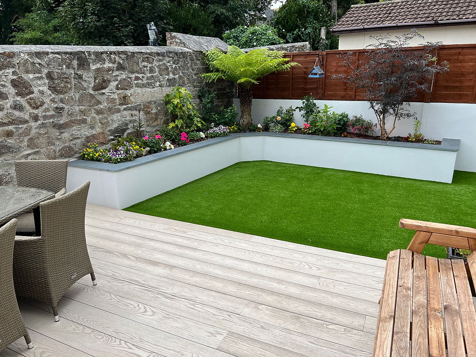 Low Maintenance Garden in Helston | Projects | Greenstone Construction ...