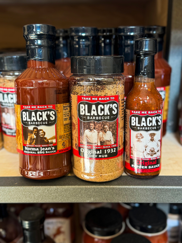 Bundle! The Original Black's Barbecue: Pepper, Rub, BBQ Sauce | BBQ Distro