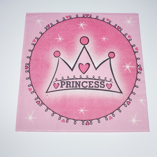 Serviette for decoupage - Princess | OurFamily Craft Room