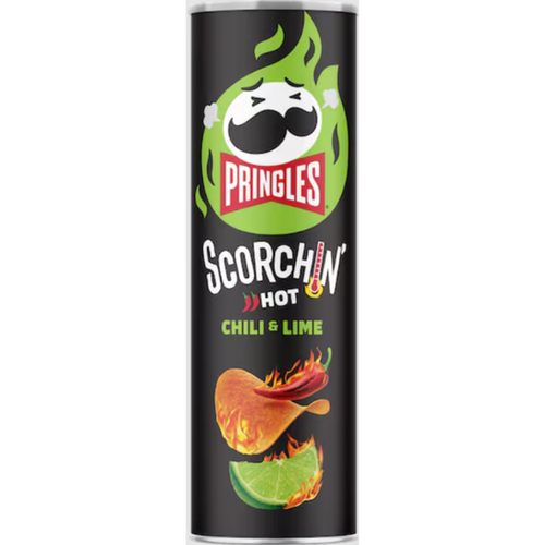Pringles - Scorchin Chili and Lime 14 x 158 gr | TRADE FOODS US STORE