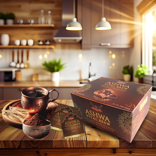 Ashwa Vital Brew Sachet Box | MangalapathyAyurveda