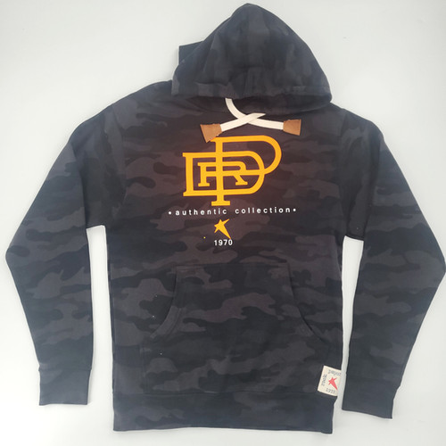 Black Camo RPD logo hoodie | Rock Paper Denim