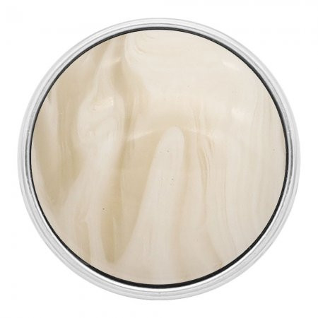 18mm/20mm Cream Marble Snap (1820-2197C) | SnapJewelryOnABudget