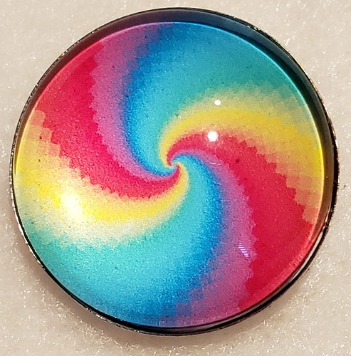 18mm/20mm Rainbow Spiral Glass Dome Snap (1820-0458AE ...