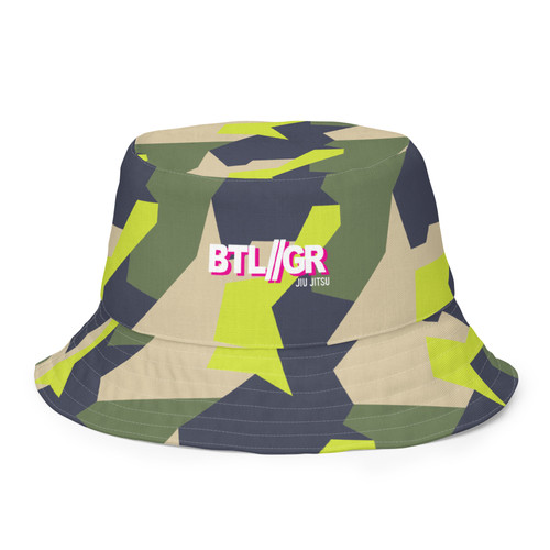 M90 Camouflage and Pink Reversible Bucket Hat | battlegearbjj