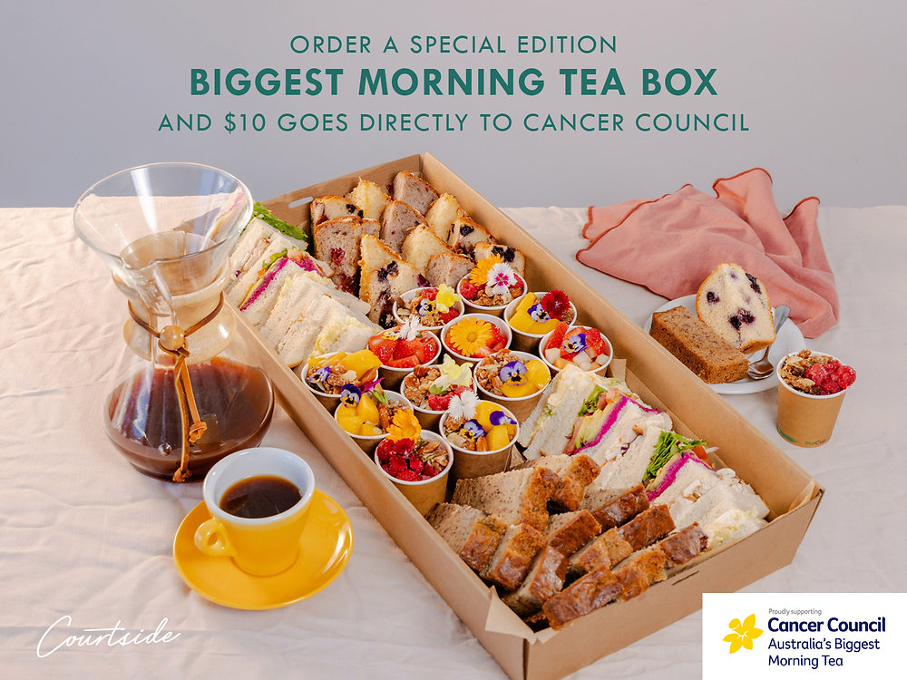 AUSTRALIA'S BIGGEST MORNING TEA
