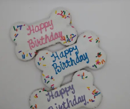 5" Happy Birthday Bones | Love 4 Paws
