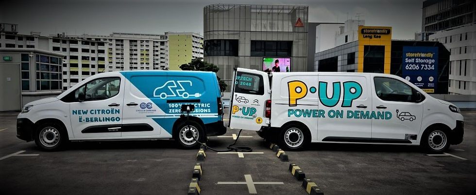Mobile EV Charging Service P.Up Power On Demand Singapore