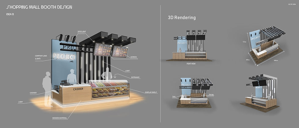 Shopping Mall Booth | kaiwaidesign