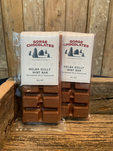 Melba Gully Milk Mint Bar | Gorge-Chocolates