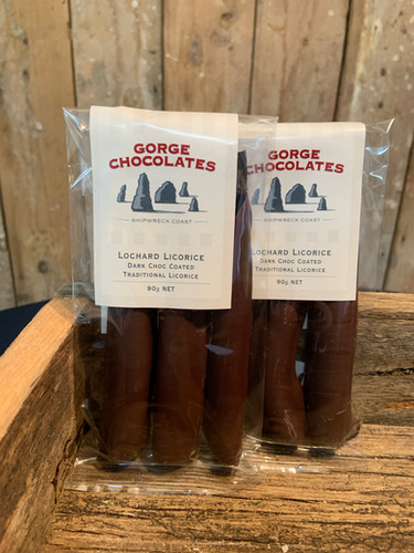 Raspberry Licorice, Dark Chocolate Coated | Gorge-Chocolates