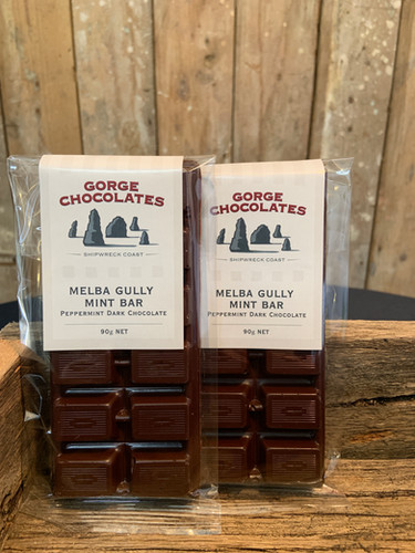 Melba Gully Dark Mint Bar | Gorge-Chocolates