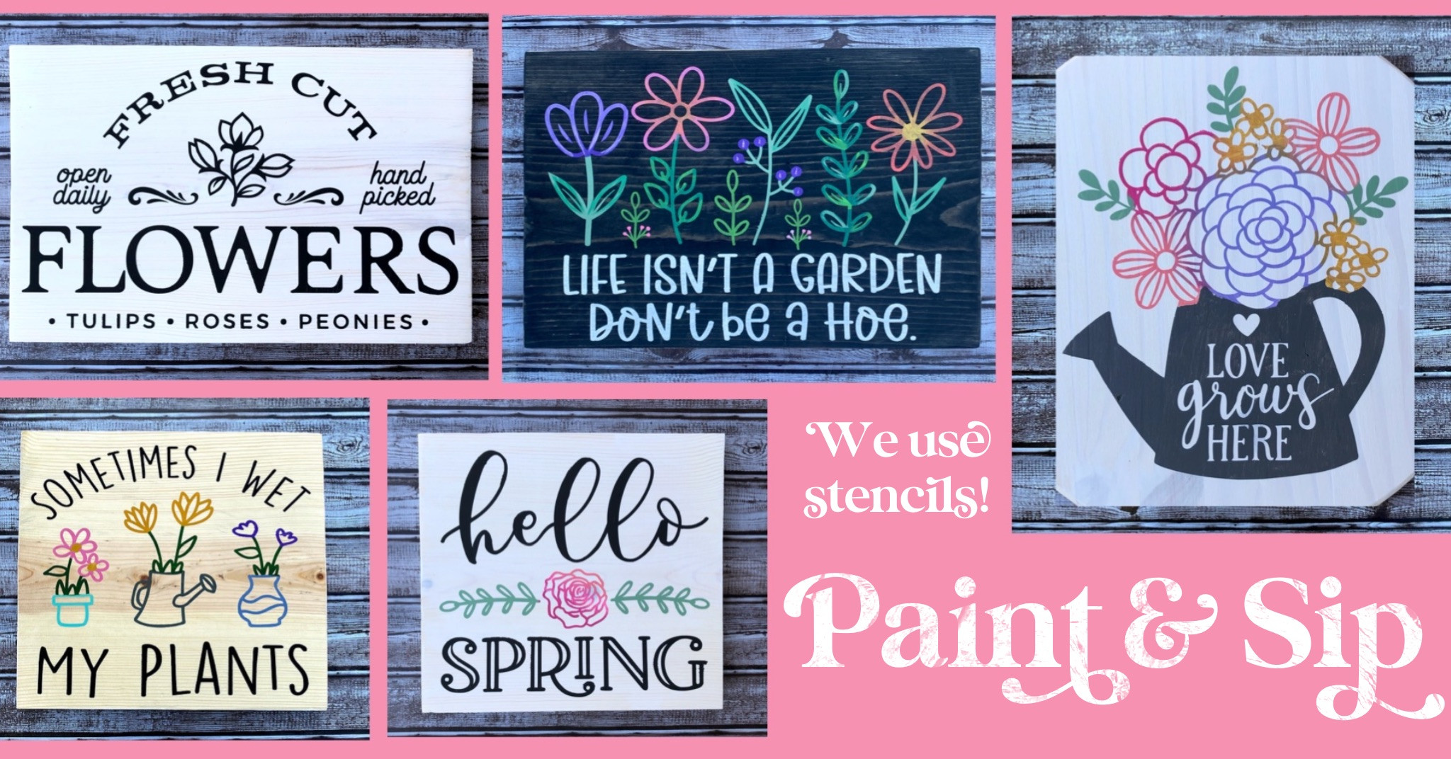 Spring Paint & Sip | Wolf Creek