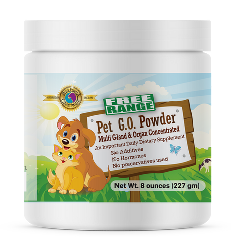 Pet G.O. Powder 8oz (277 gm)Natural Vitamins and Nutrients for ...