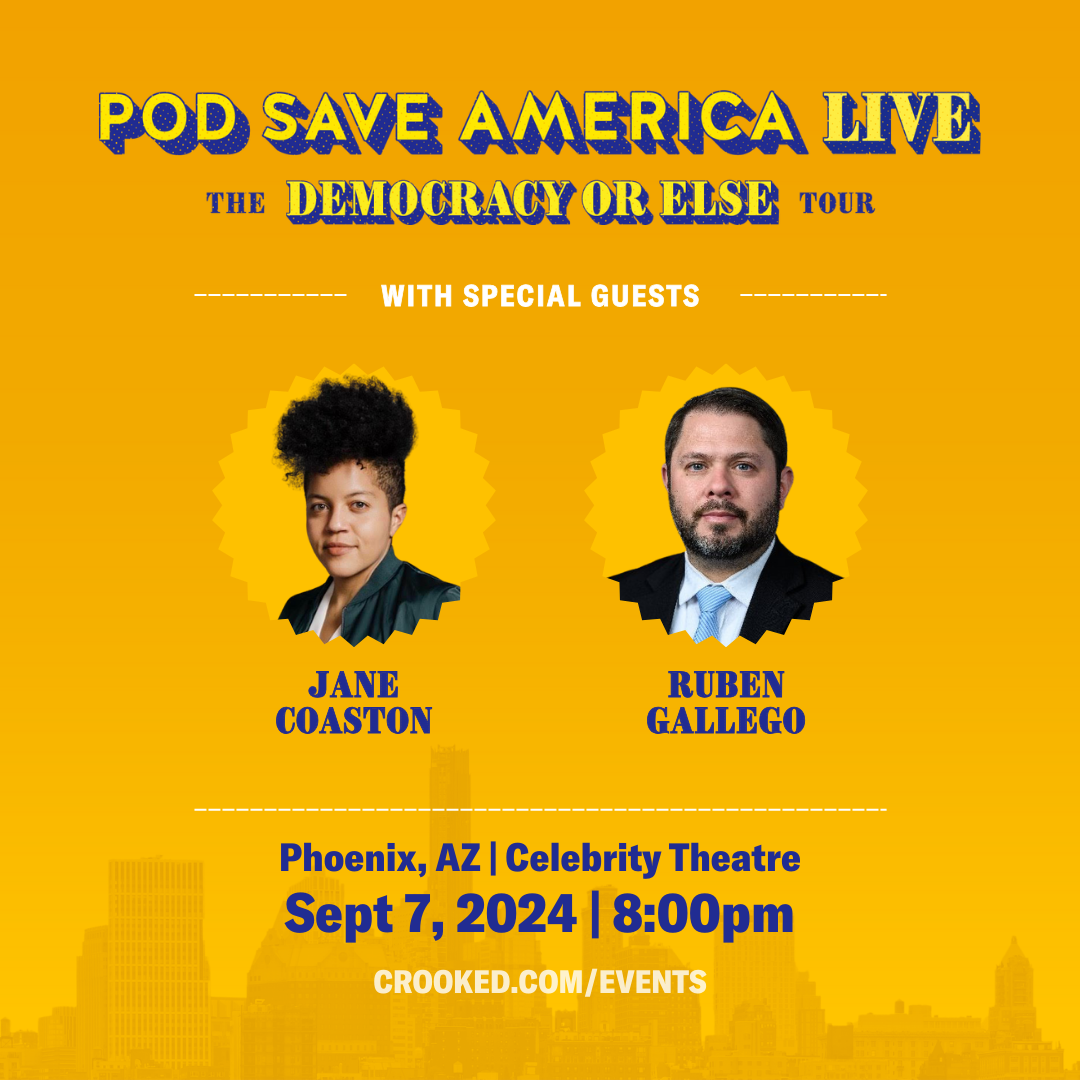 Pod Save America Live: The Democracy or Else Tour | Celebrity Theatre Pod Save America Live: The Democracy or Else Tour | Celebrity Theatre