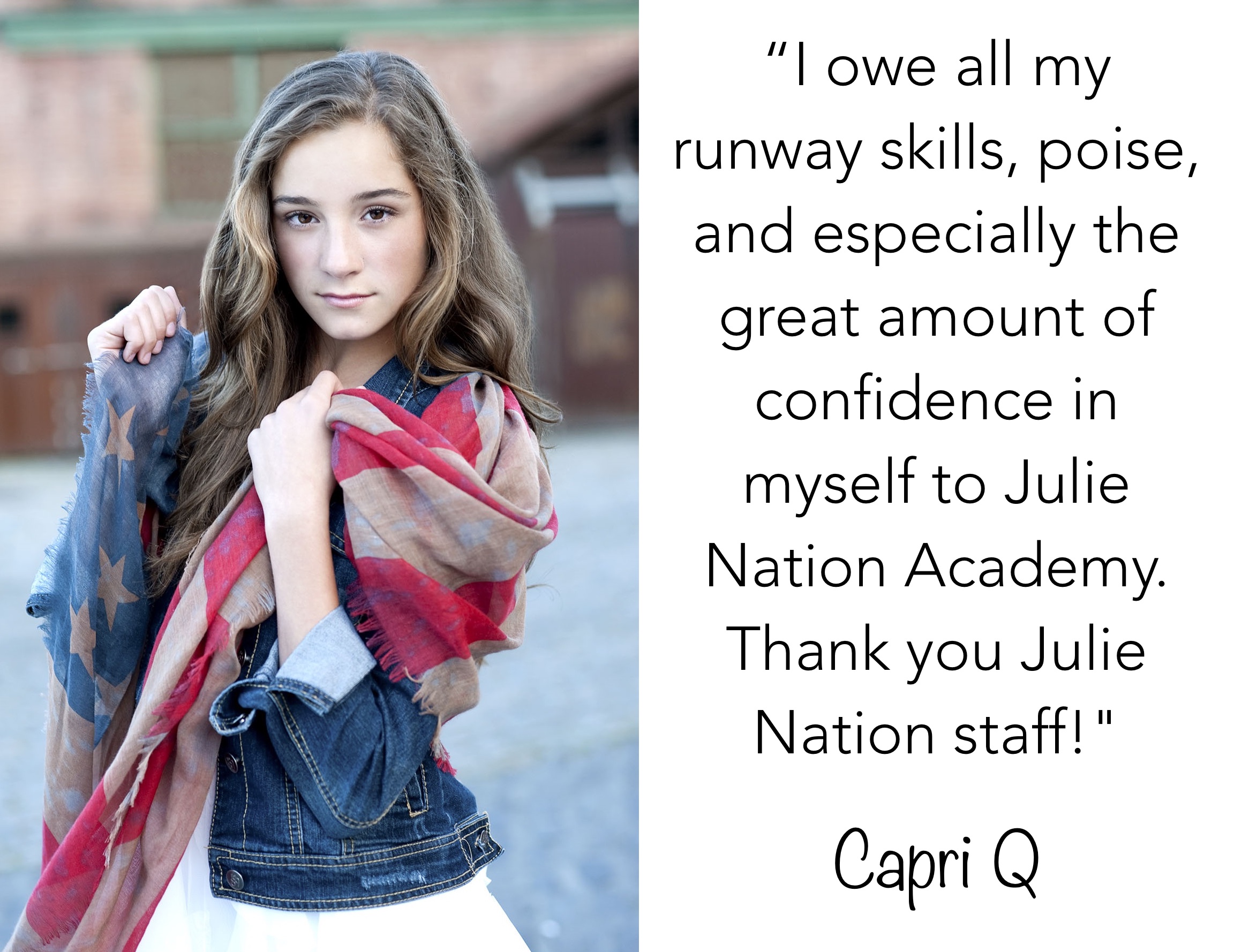 Julie Nation Academy | Modeling