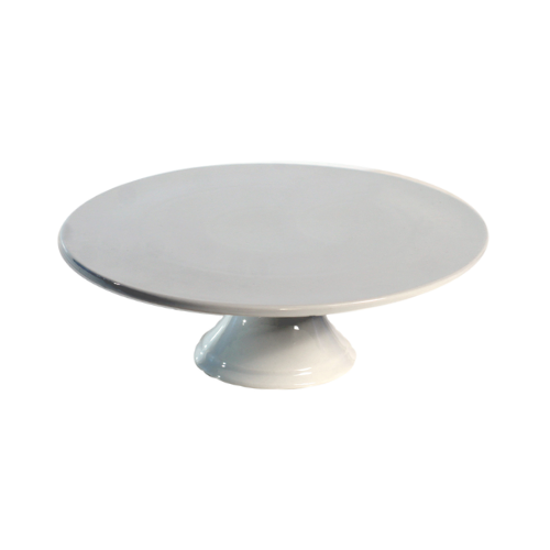 PORTA CAKE EN PORCELANA MED LISO | Alkifiesta