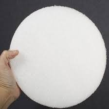 Styrofoam Disc - 9 x 1 inch | no-sew-ornaments