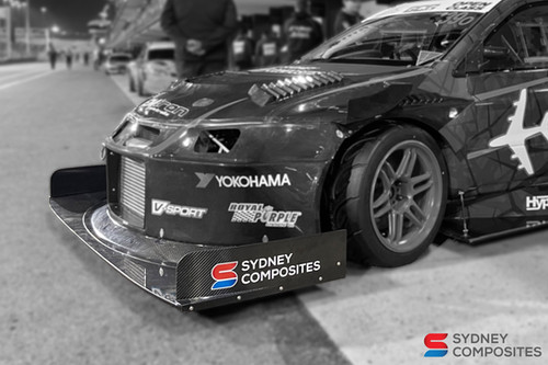 Universal Splitter Curved End Plates Installation | Sydney Composites