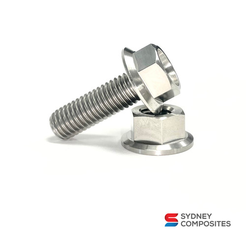 Titanium Flanged Hex Head Bolts | Sydney Composites