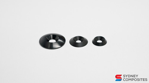 Aero Countersunk Washers (Black) | Sydney Composites