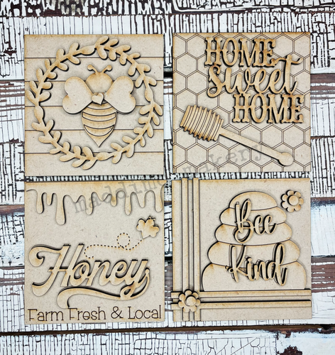 Bee Kind Tiles | DIY Blank Kit | Maddimo Makery