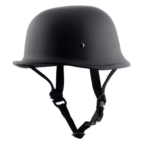 DOT GERMAN CARBON HELMET (D-RING ,DULL) | Classic Helmets