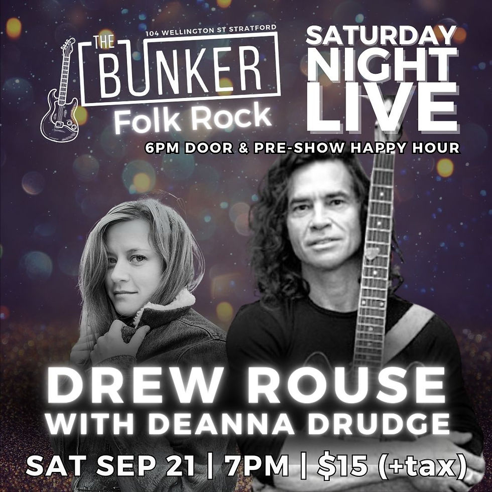 Live Music Shows | The Bunker Performance Lounge & Cafe