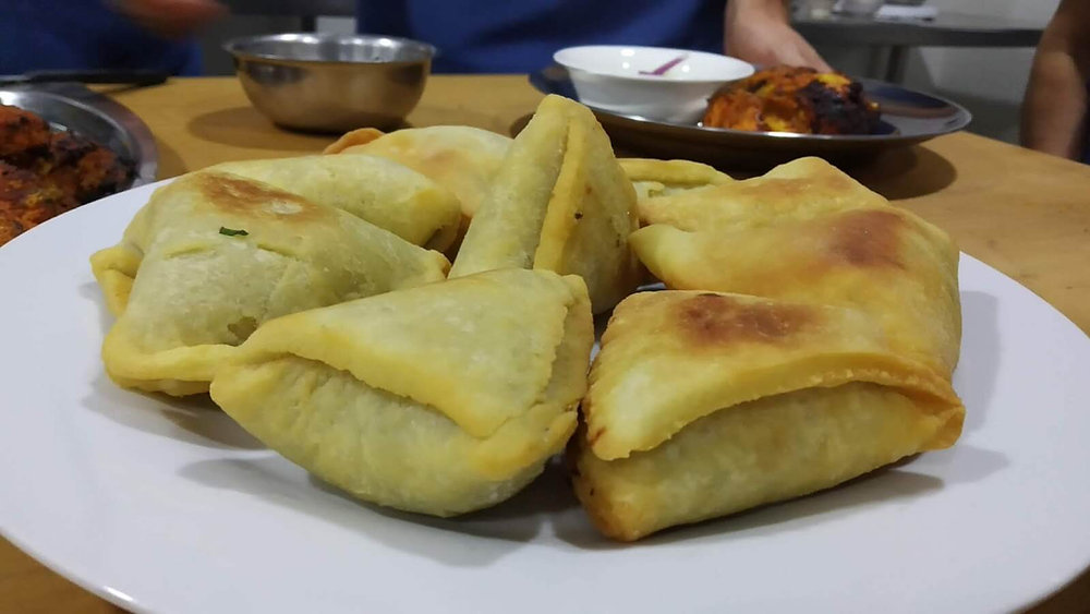 Somosas de Vegetales y Especias