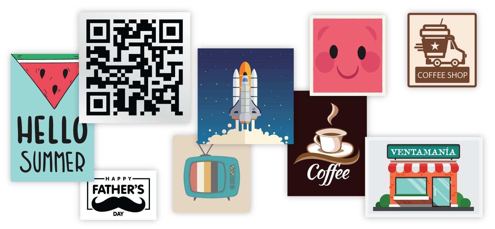 Stickers Cuadrados (DIE) | stickerroo