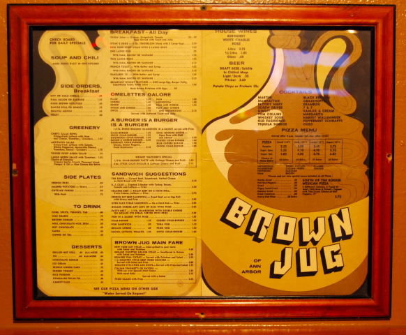 The Brown Jug, Ann Arbor, Michigan