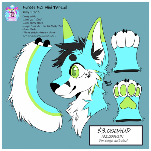 Electric Lime Fox Pre-purchase Pre-made | My Site