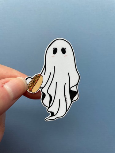 Hot Dog Ghost | Amandajanebienko