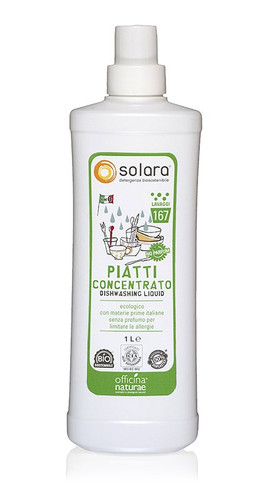 SOLARA, SUPER CONCENTRATED DISHWASHING LIQUID FRAGRANCE FREE 1LT BIO ...