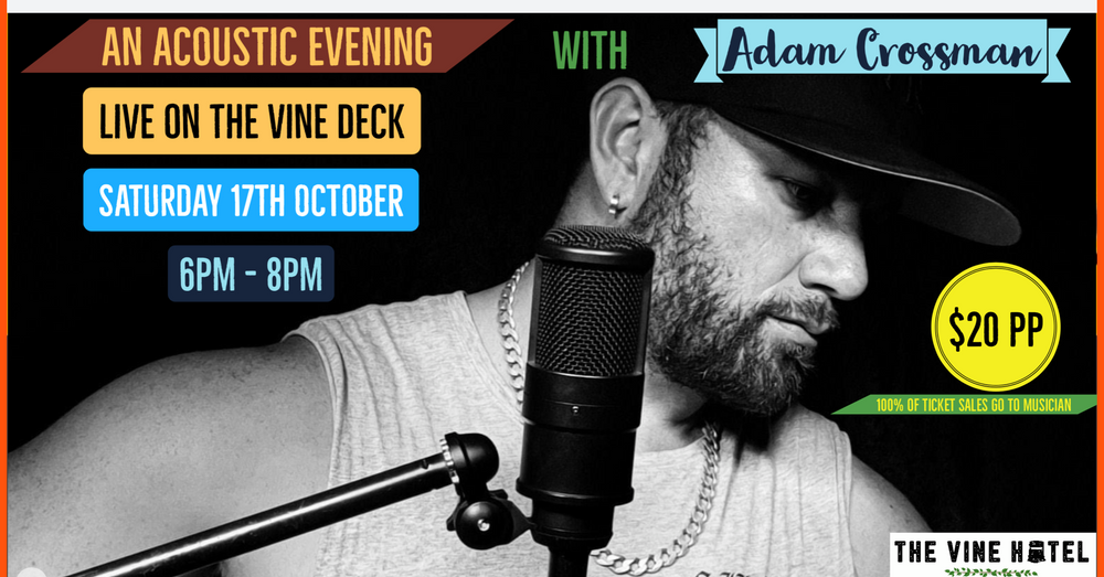 Adam Crossman Live on sale now
