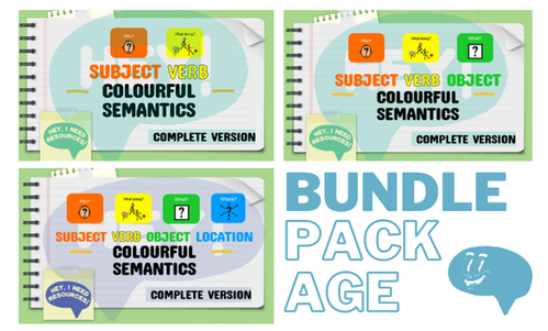 Colourful Semantics Complete Bundle | Superhero Paediatric