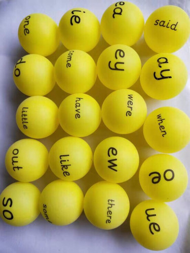 Phase 5a phonic Ping Ping balls and common exception words | Fun Phonics