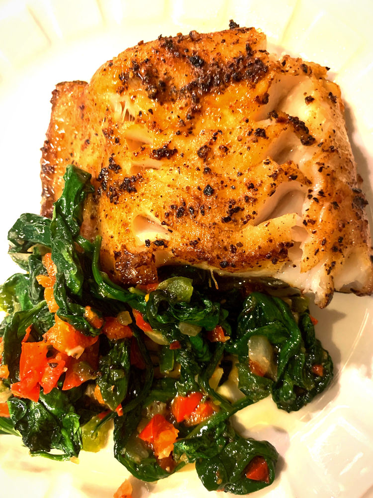 Pan- Seared Wild Black Cod