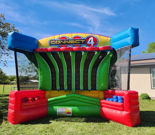 INFLATABLE CONNECT FOUR BASKETBALL RENTAL | McQuaid Inflatables